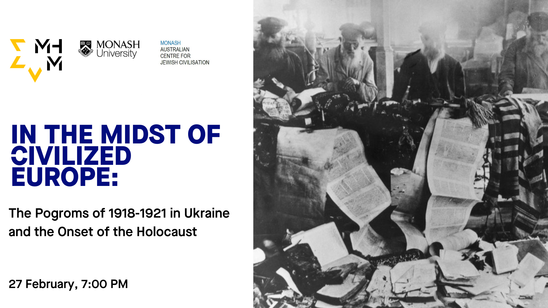 In the Midst of Civilized Europe: The Pogroms of 1918-1921 in Ukraine ...
